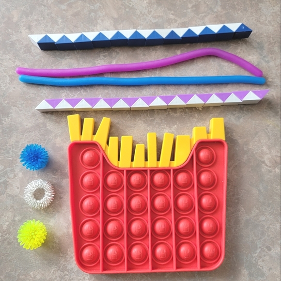 Toys | 1 Frys Pop It With 6 Sensory Items | Poshmark
